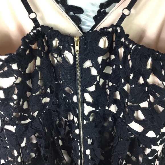 Dresses | Nwot Black Tan Lace Dress Size Medium | Poshmark